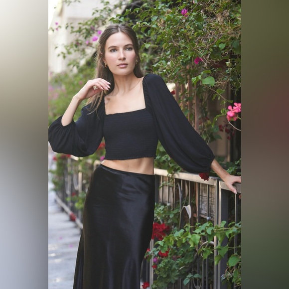 Whimsy + Row | Tops | Nwt Whimsy Row Cameron Top Black Xs | Poshmark